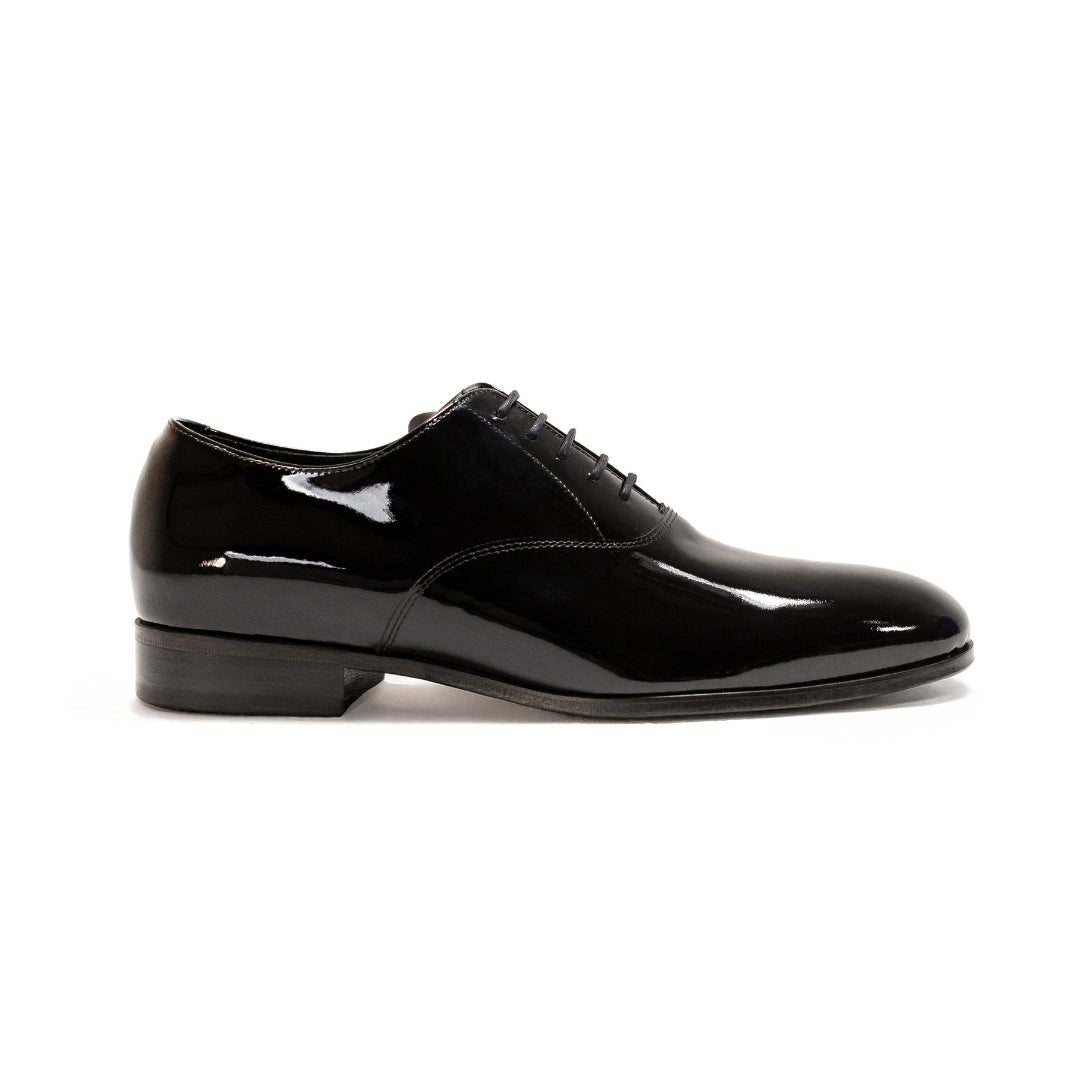 CASSIUS BLACK PATENT LEATHER OXFORD