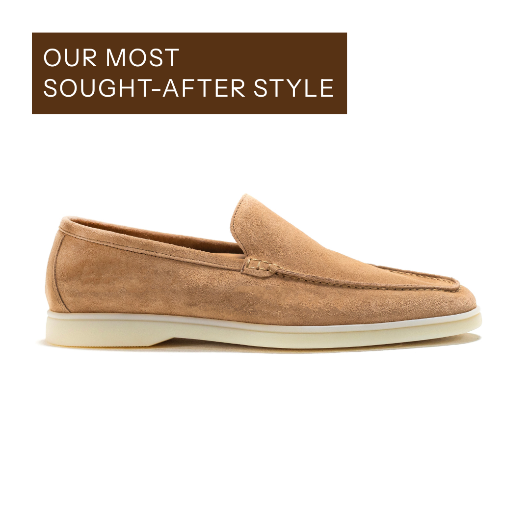XANDER TAN SUEDE LOAFER