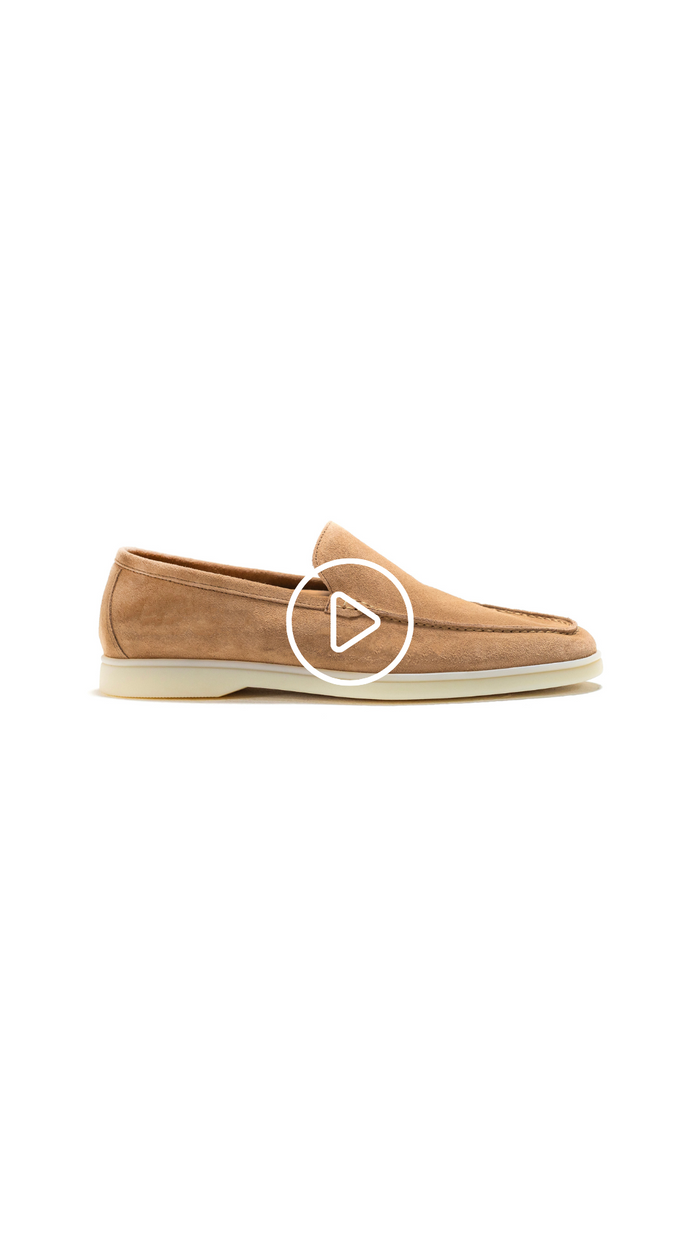 XANDER TAN SUEDE LOAFER